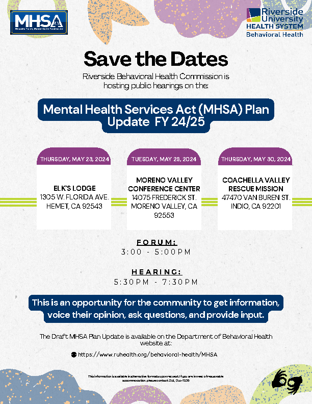 MHSA | Riverside University Health System